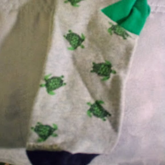 Accessories | Gray And Green Turtle Socks | Poshmark